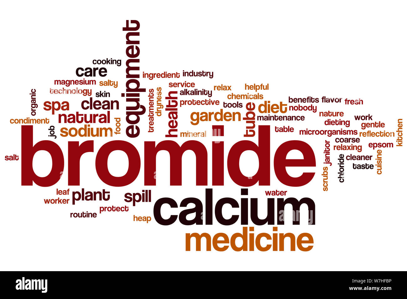 Bromide word cloud concept Stock Photo - Alamy