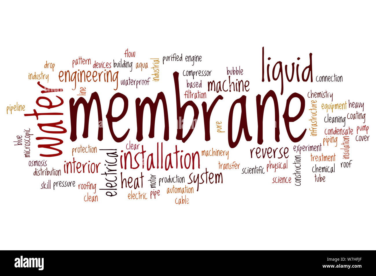Membrane installation Cut Out Stock Images & Pictures - Alamy