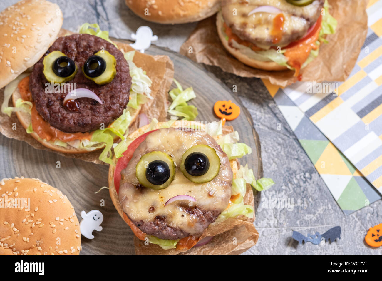 Burger monster hi-res stock photography and images - Alamy