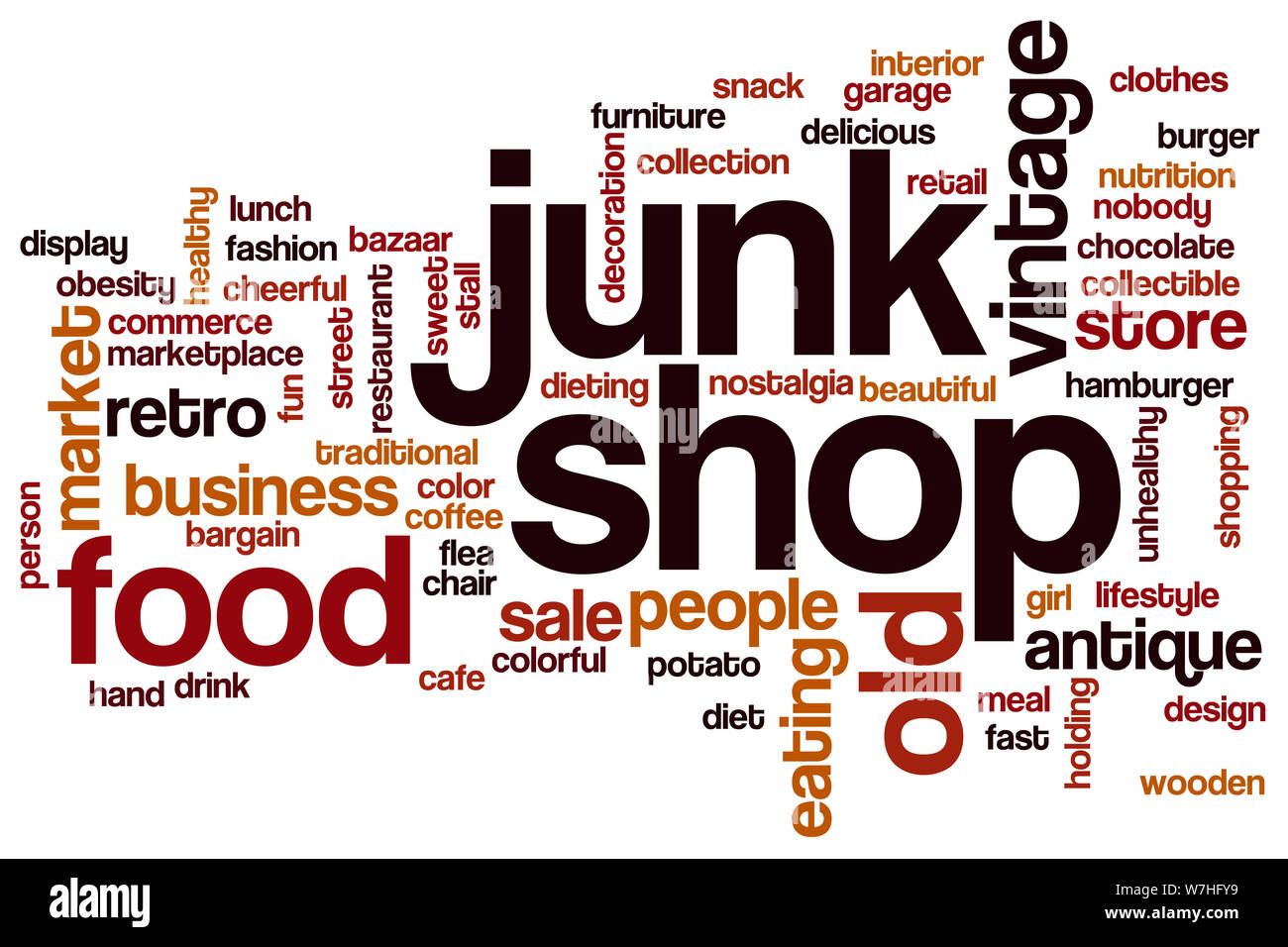 Junk shop interior Cut Out Stock Images & Pictures - Alamy
