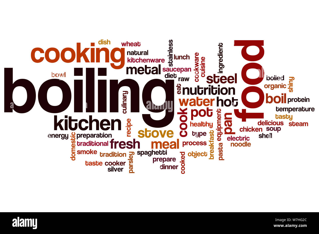 Cuisine word cloud Cut Out Stock Images & Pictures - Alamy