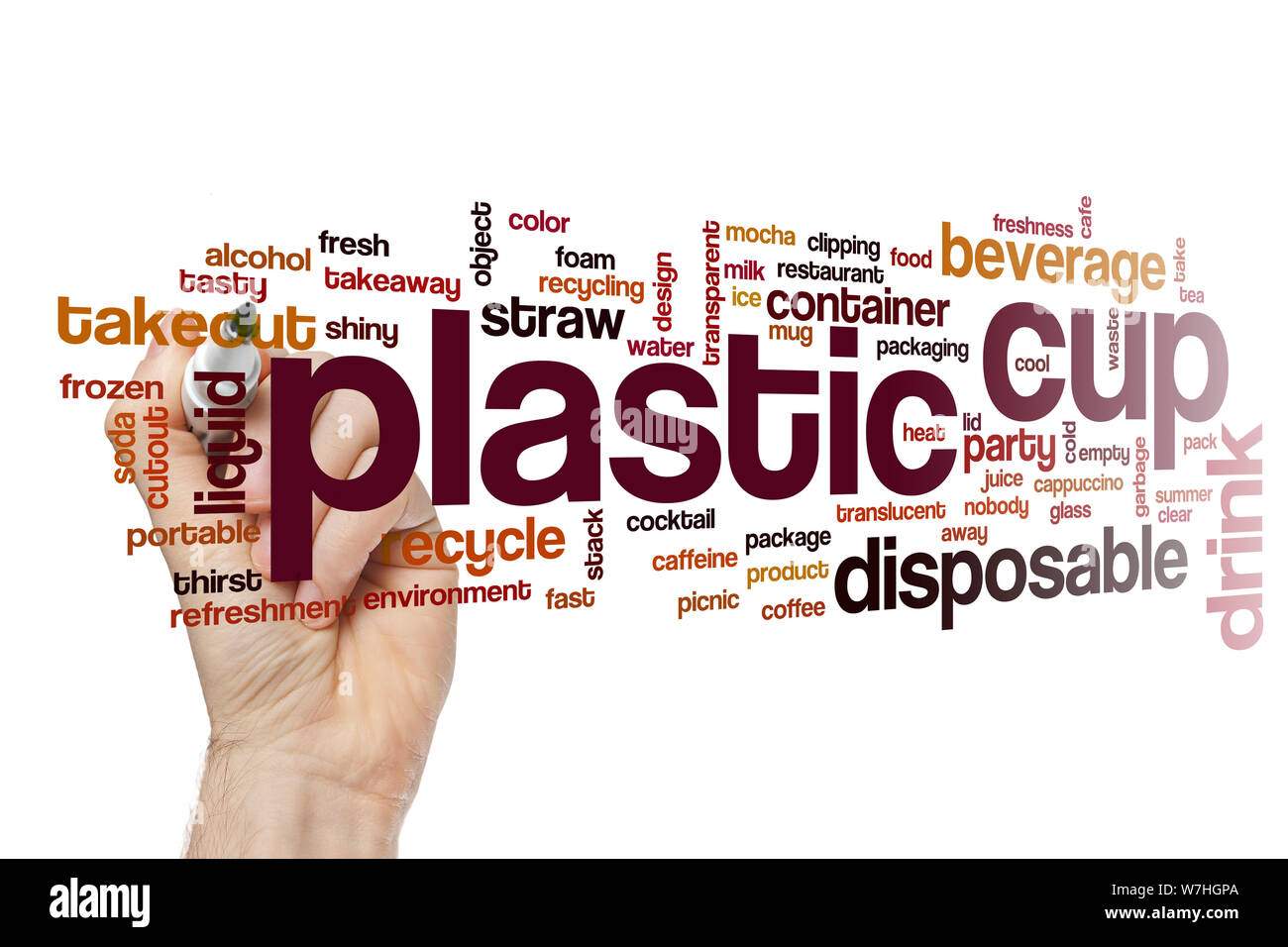 Soda drink concept word cloud hi-res stock photography and images - Alamy