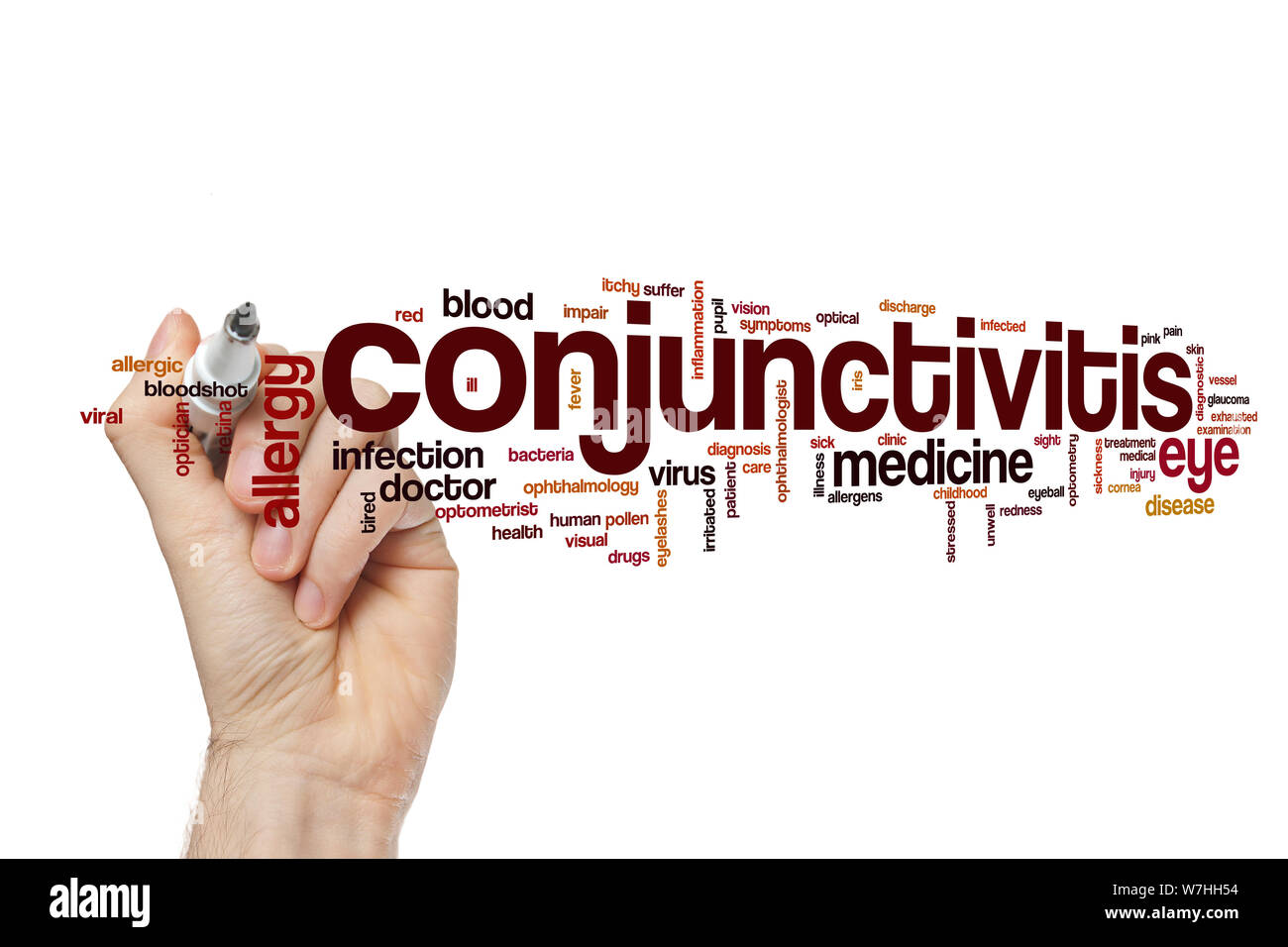 Conjunctivitis word hi-res stock photography and images - Alamy