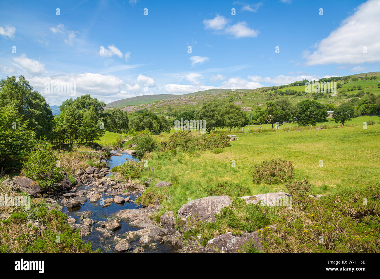 local recreation area in the Gleninchaquin Park, Co Kerry, Ireland ...