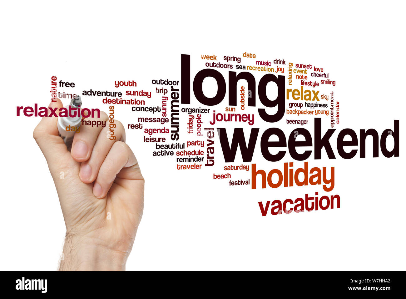 Happy friday relaxation Cut Out Stock Images & Pictures - Alamy