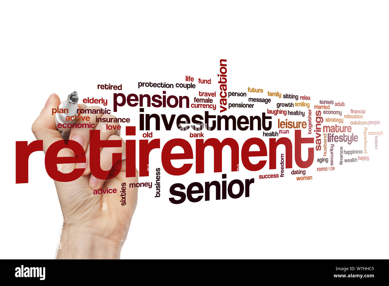 Old person retirement money Cut Out Stock Images & Pictures - Alamy
