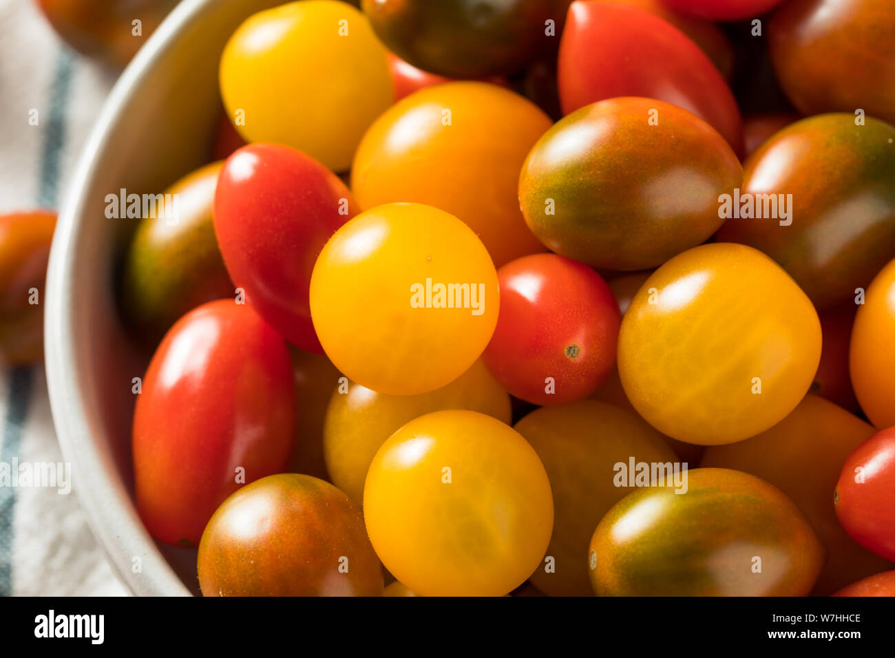 Raw Organic Heirloom Cherry Tomatoes Ready to Eat Stock Photo - Alamy