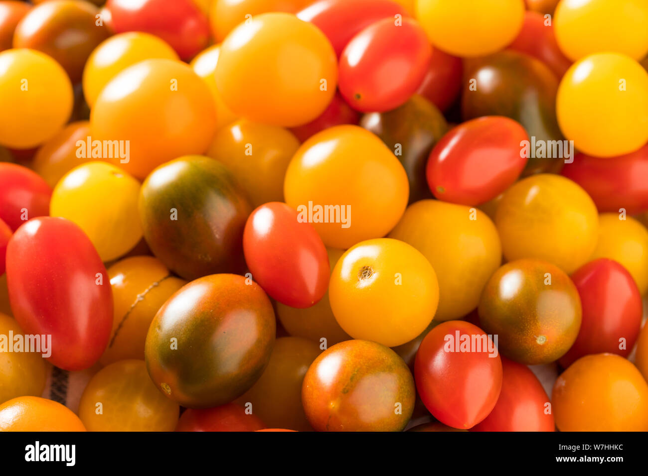 Raw Organic Heirloom Cherry Tomatoes Ready to Eat Stock Photo - Alamy