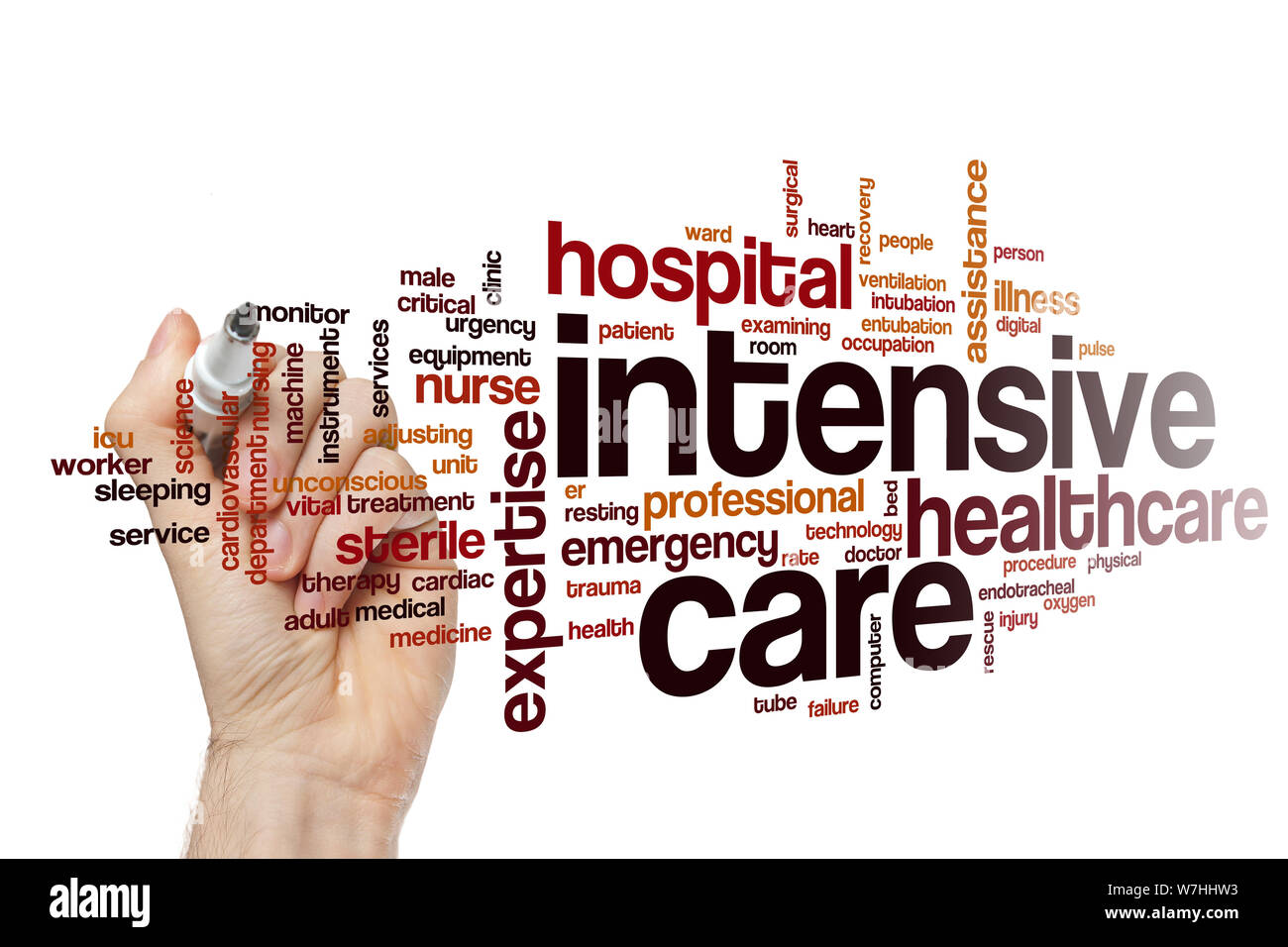 Intensive care bed icu Cut Out Stock Images & Pictures - Alamy