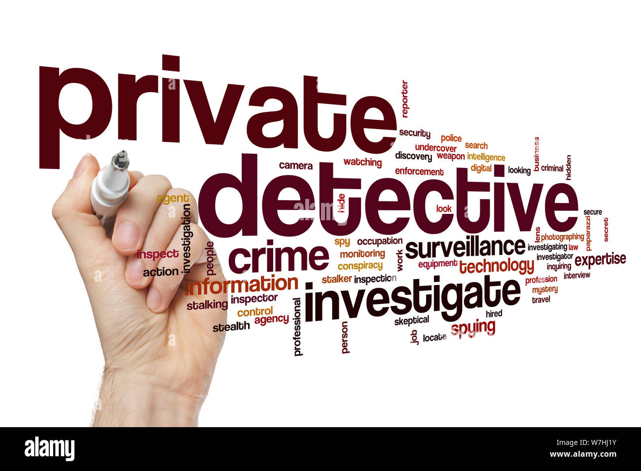 Private investigator detective concept Cut Out Stock Images & Pictures ...
