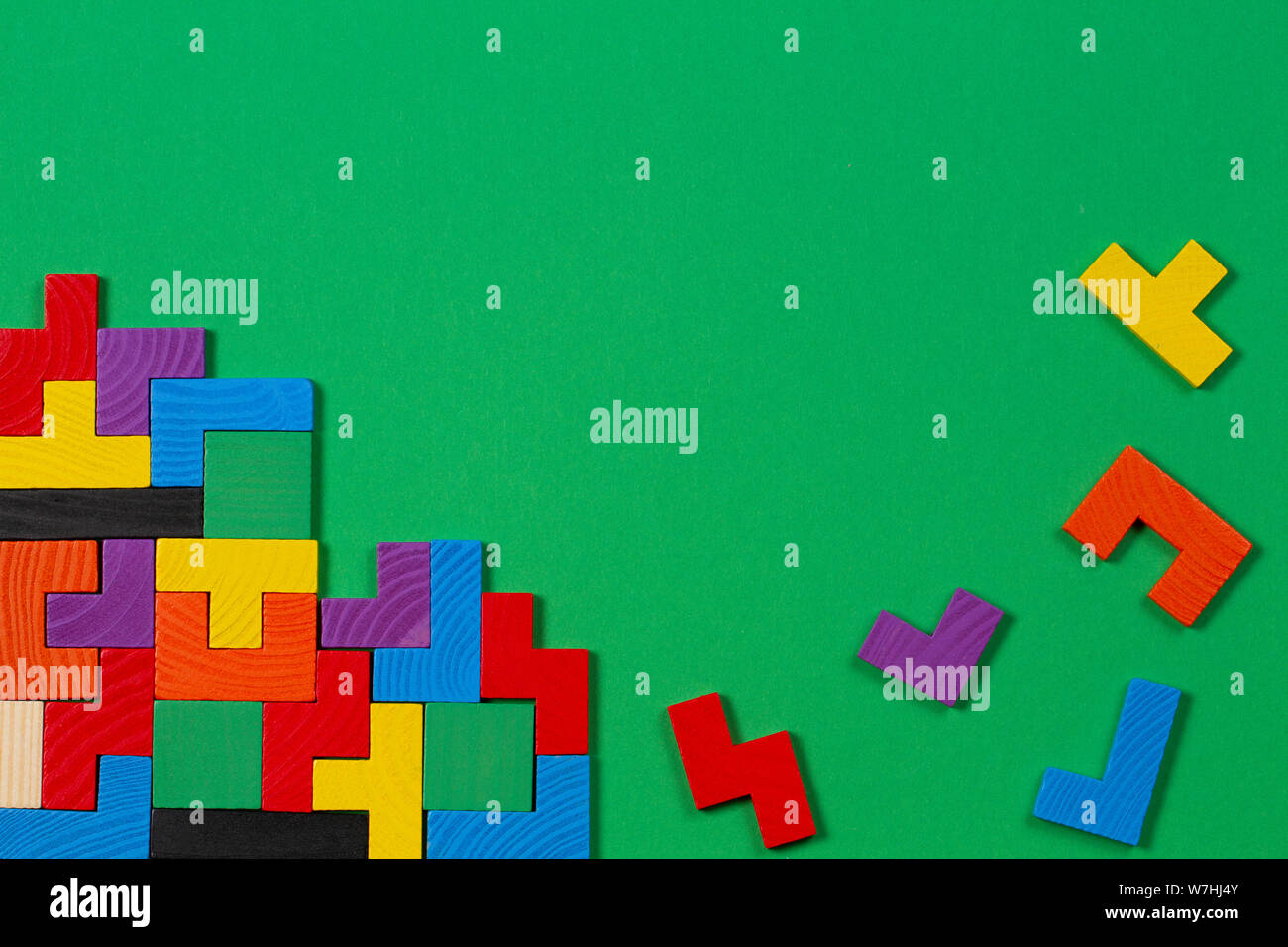 Tetris shapes hi-res stock photography and images - Alamy