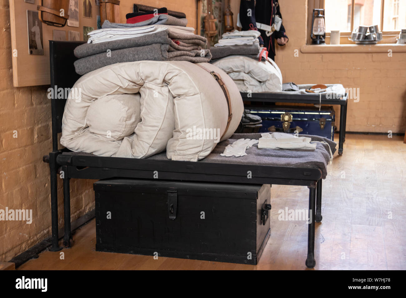 Army bunk hi-res stock photography and images - Alamy