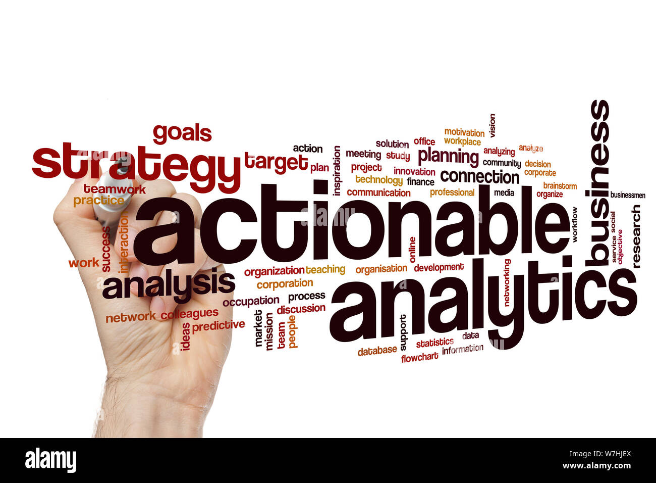 Workflow analytics Cut Out Stock Images & Pictures - Alamy