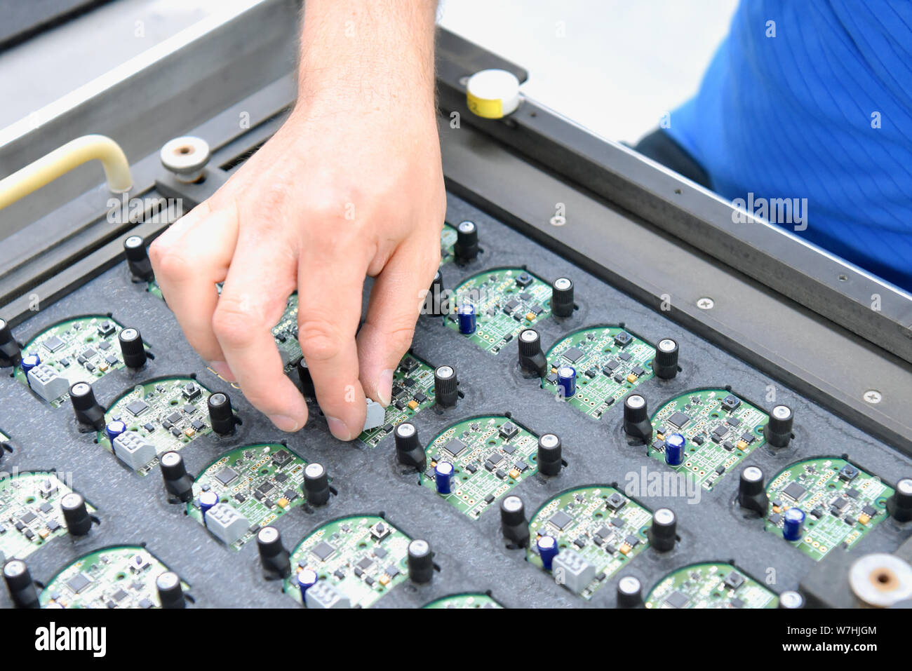 production plant in modern industry - components for the assembly of ...