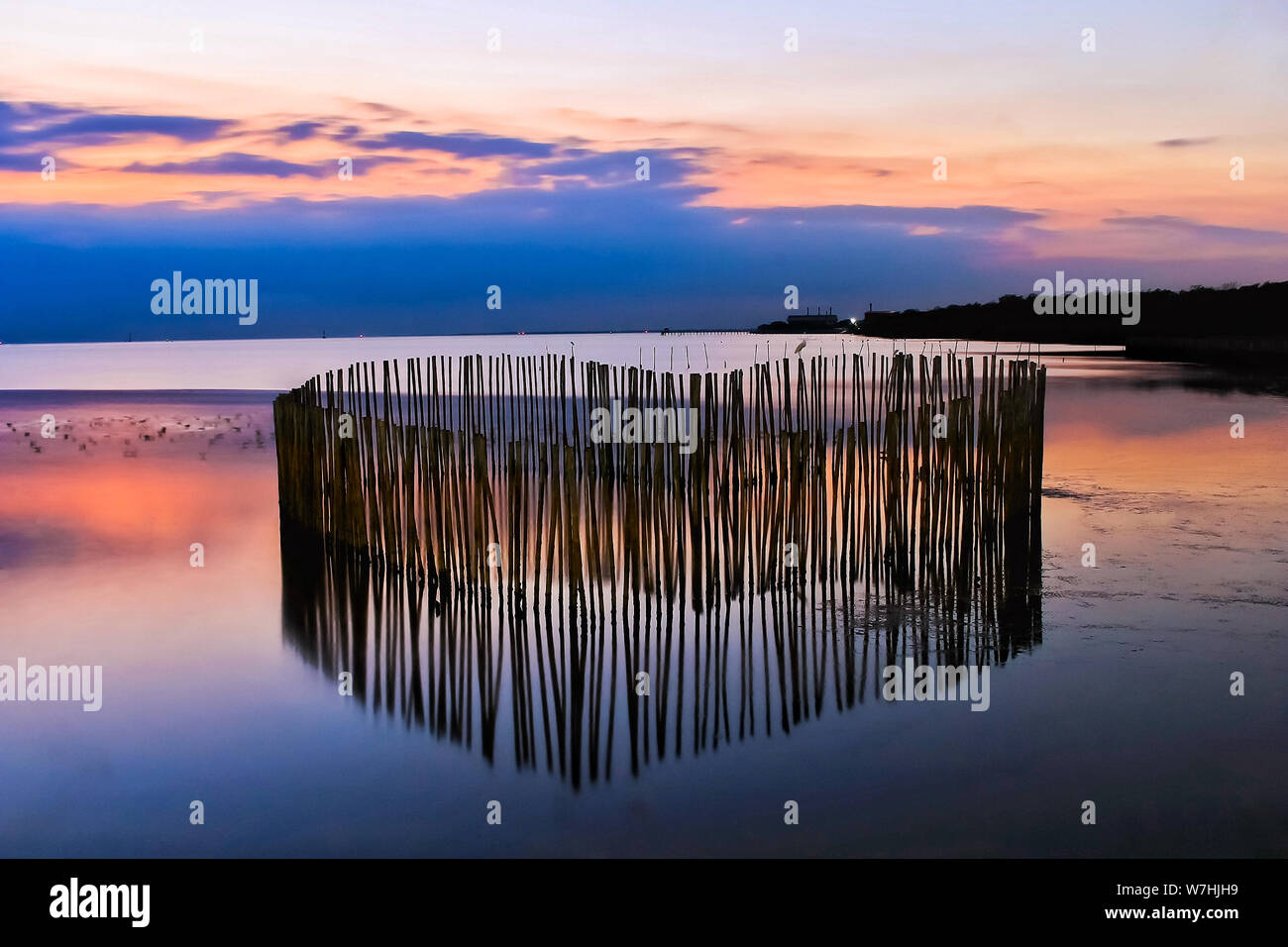 Landscape Bangpoo, Attractions Nature Landmark Samutprakarn of Thailand ...