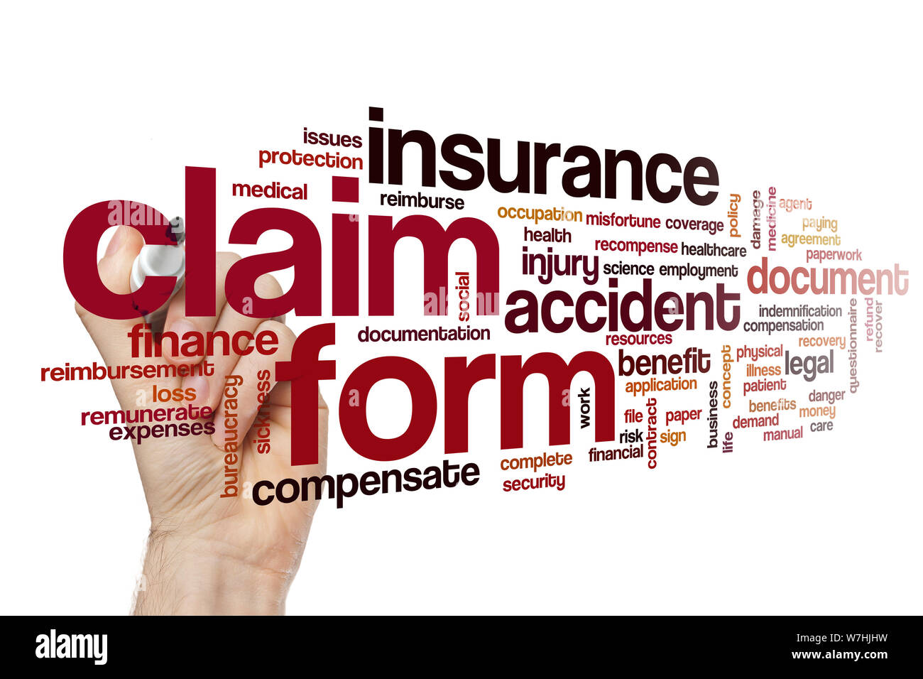 Accident claim work Cut Out Stock Images & Pictures - Alamy