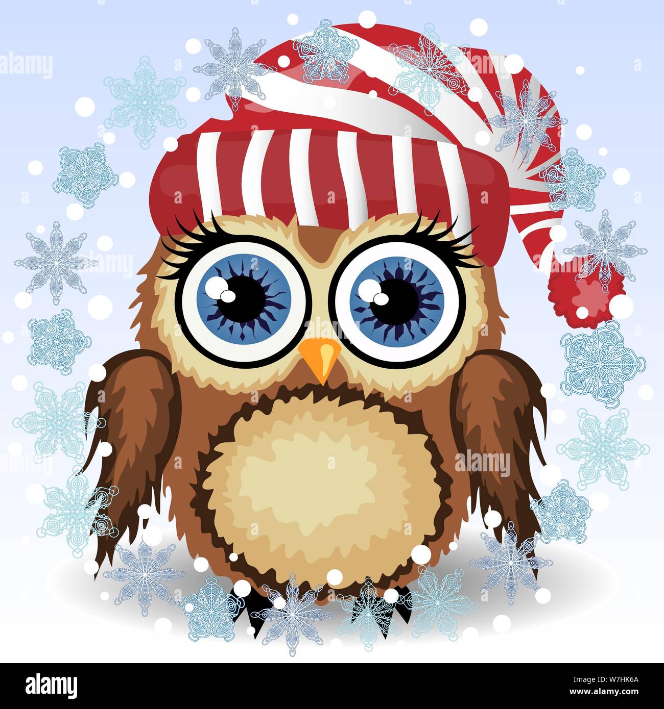 Winter Owl Clipart