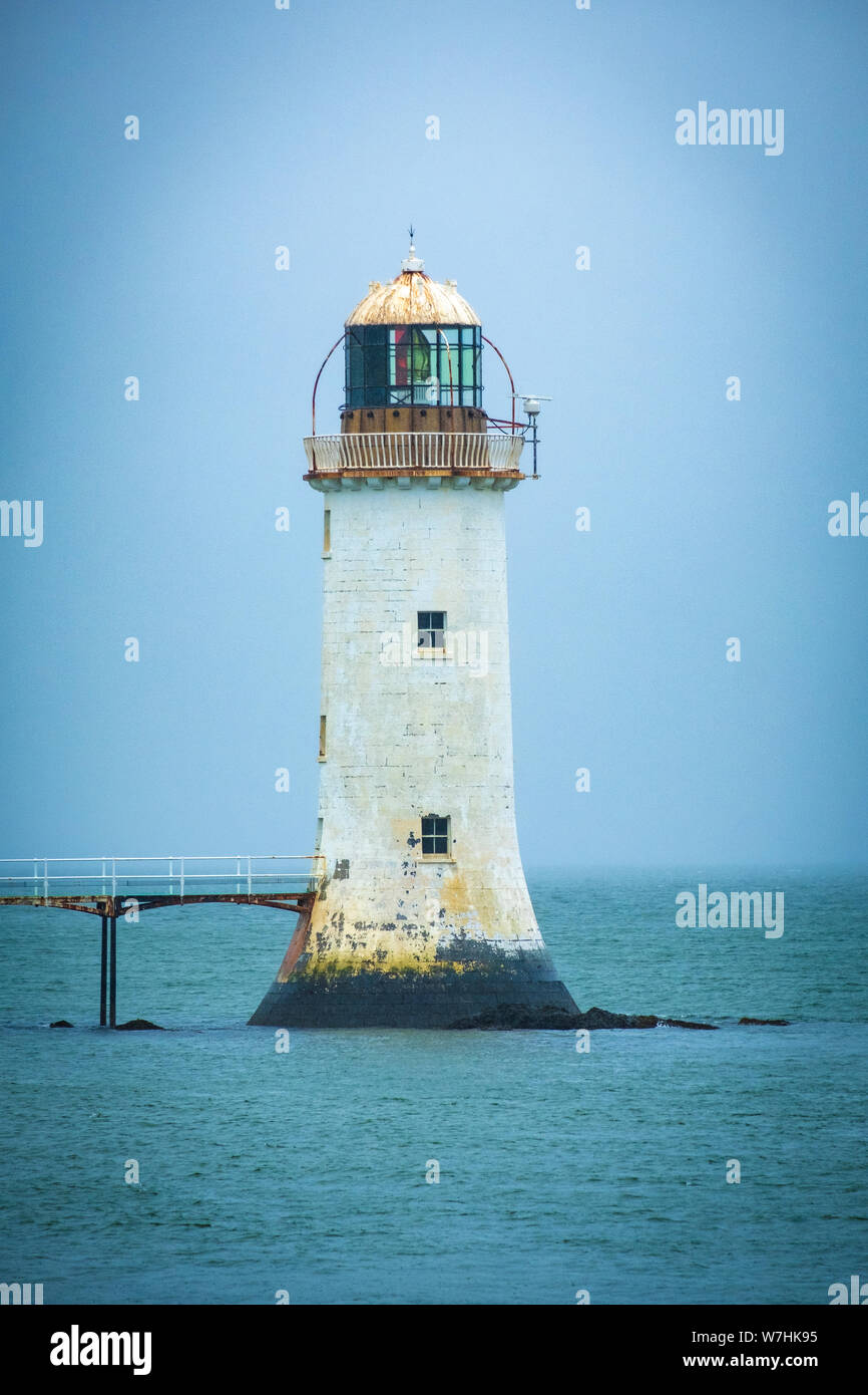 Tarbert Lighthouse at the River Shannon Stock Photo - Alamy