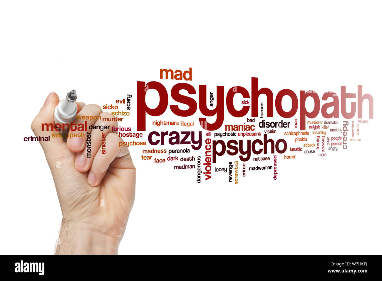 Psychopath Word Cut Out Stock Images & Pictures - Alamy