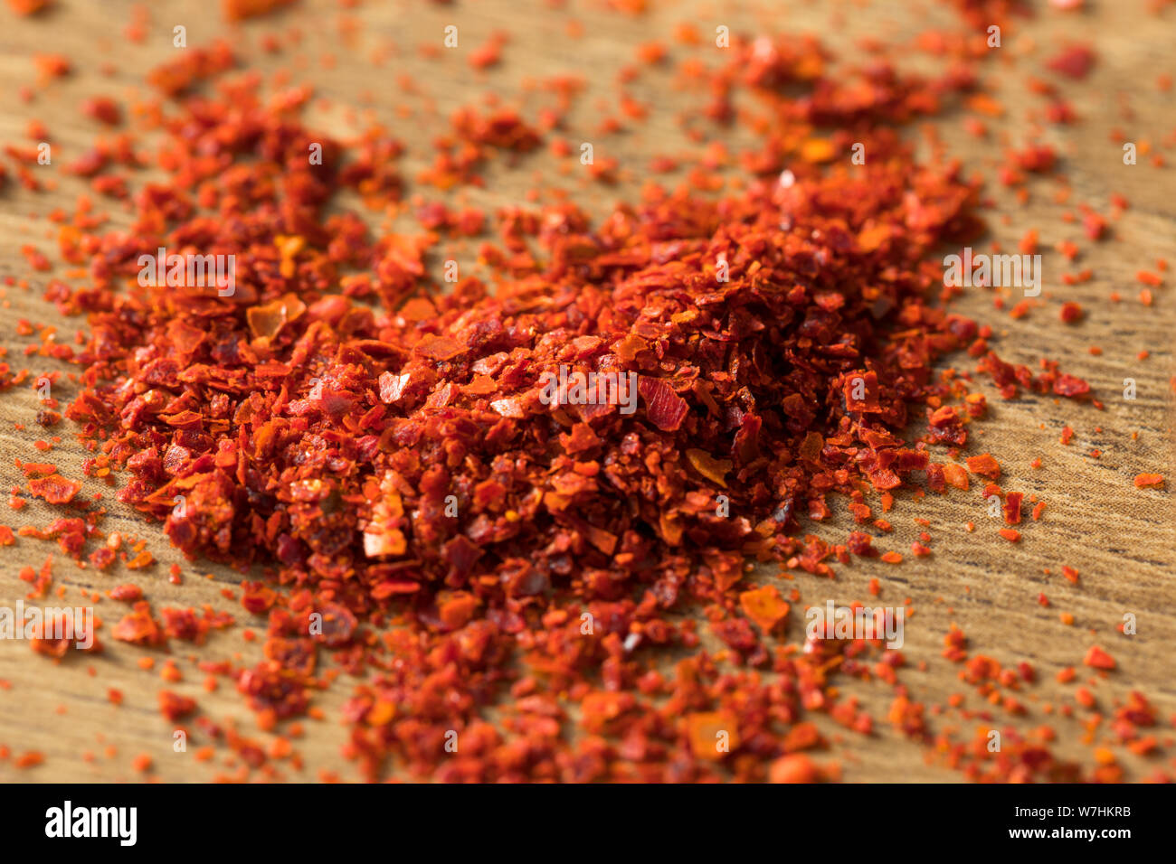 Organic Red Spicy Korean Gochugaru Spice in a Bowl Stock Photo - Alamy