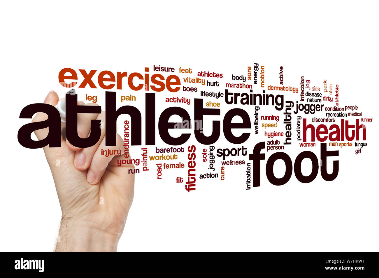 Athletes foot Cut Out Stock Images & Pictures - Alamy