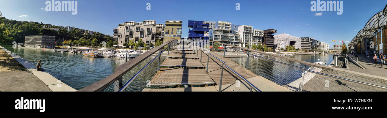 Lyon confluence hi-res stock photography and images - Alamy