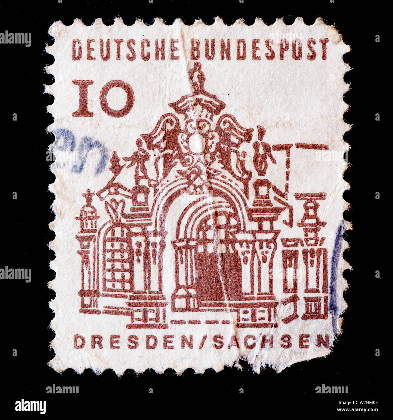 Dresden stamp germany hi-res stock photography and images - Alamy