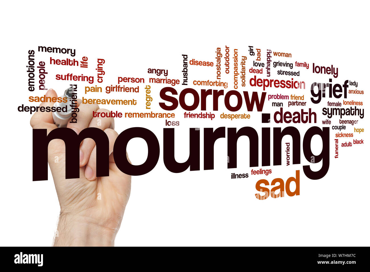 Family mourning Cut Out Stock Images & Pictures - Alamy