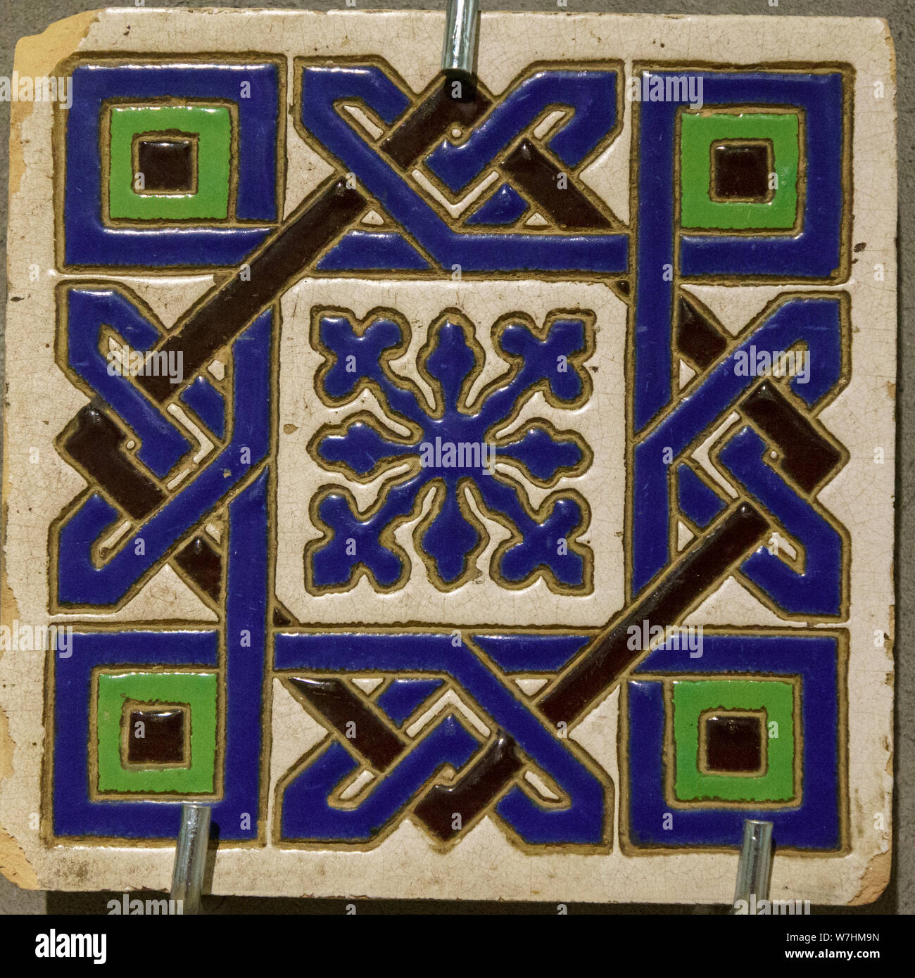 Texture of ceramic tiles in oriental East style. Turkish ceramic tiles ...