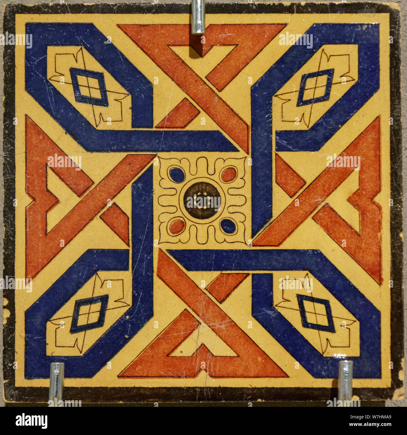 Texture of ceramic tiles in oriental East style. Turkish ceramic tiles ...