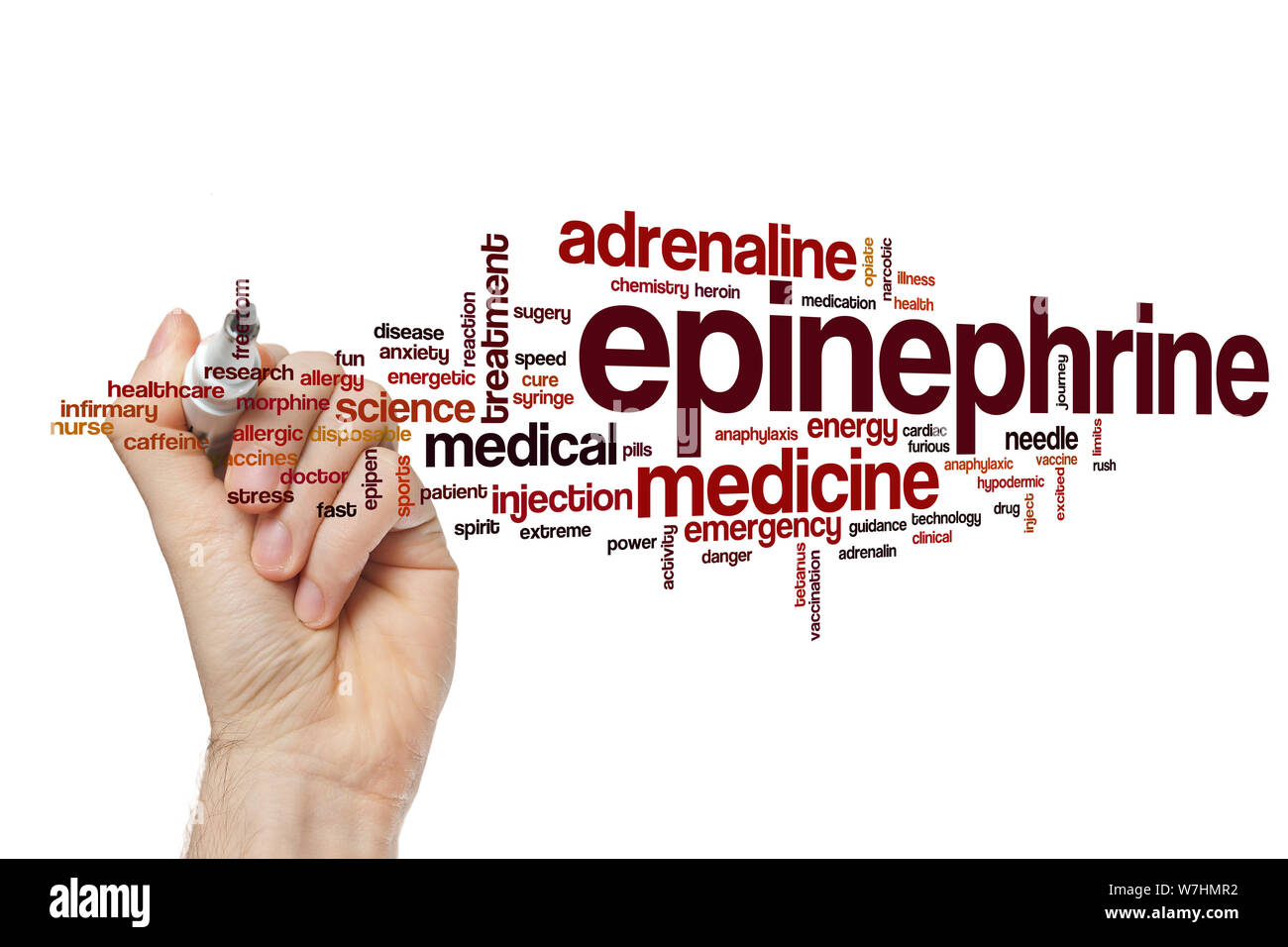 Epinephrine injection Cut Out Stock Images & Pictures - Alamy