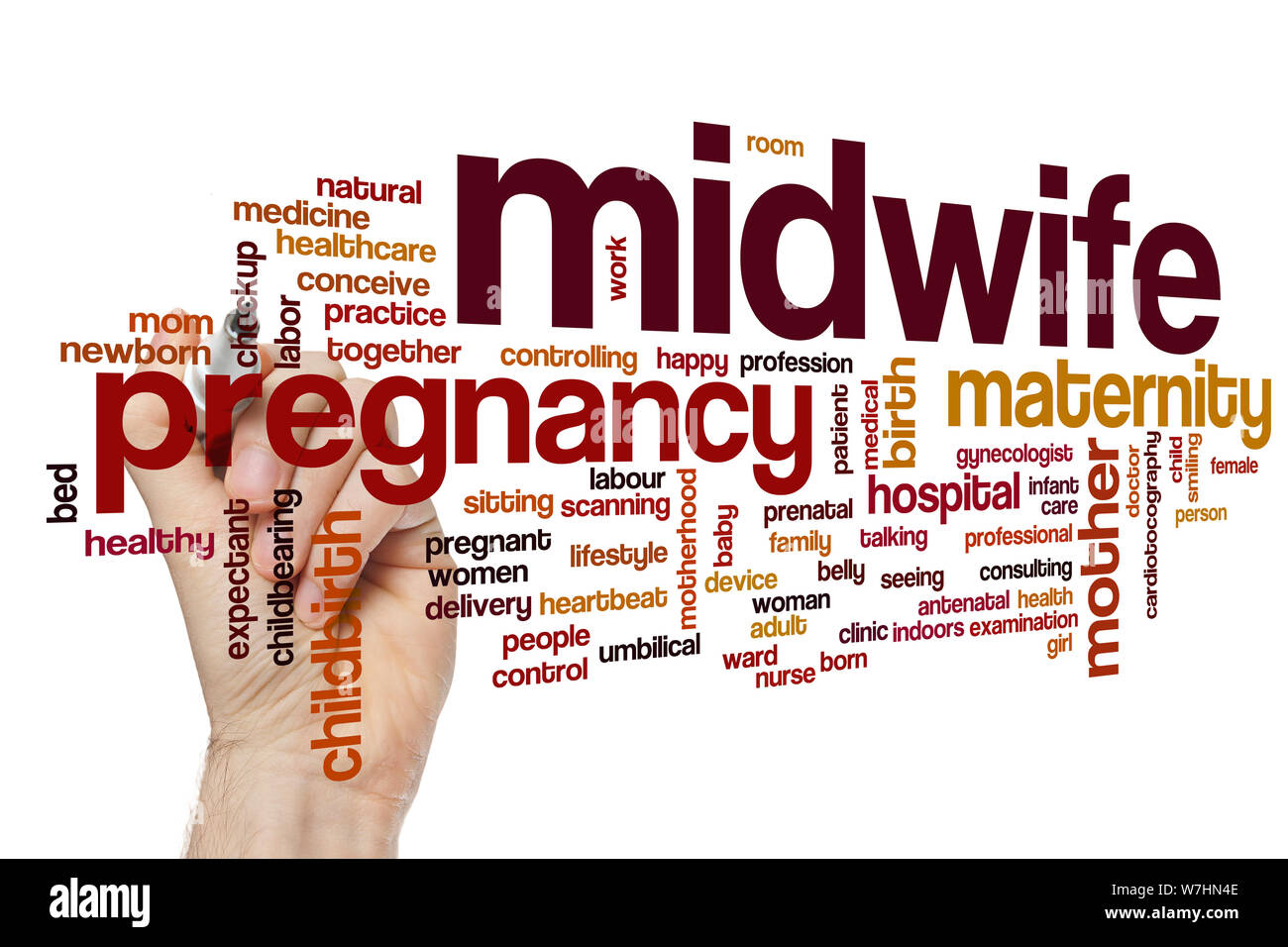Midwife childbirth Cut Out Stock Images & Pictures - Alamy