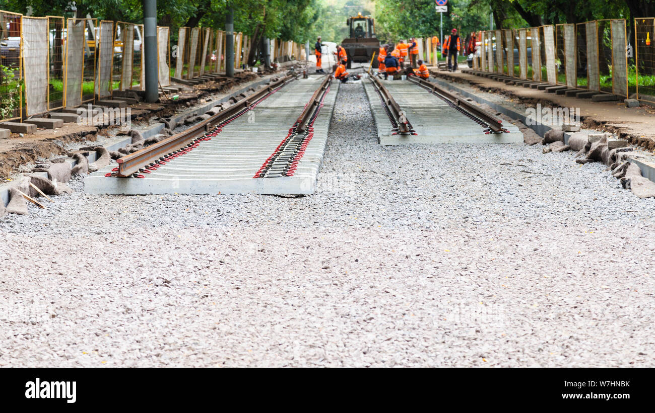 Laying on railroad tracks hi-res stock photography and images - Alamy