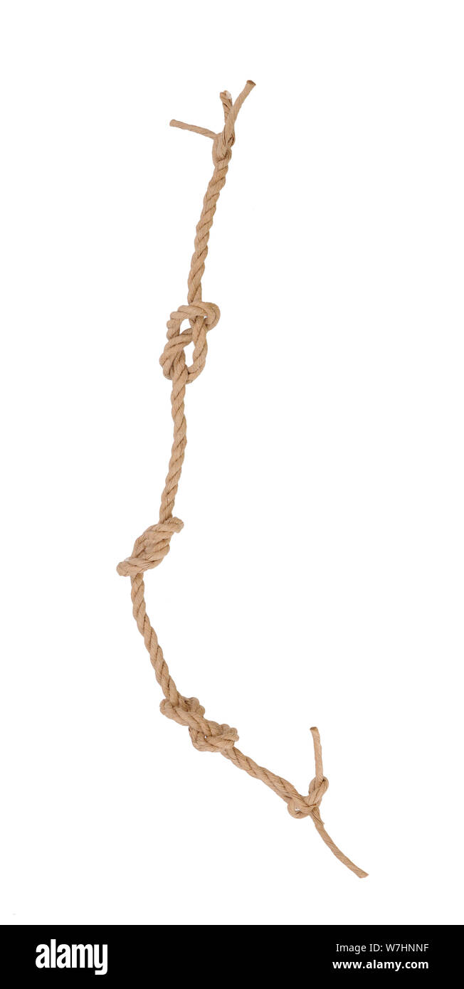 paper knot isolated on white Stock Photo - Alamy