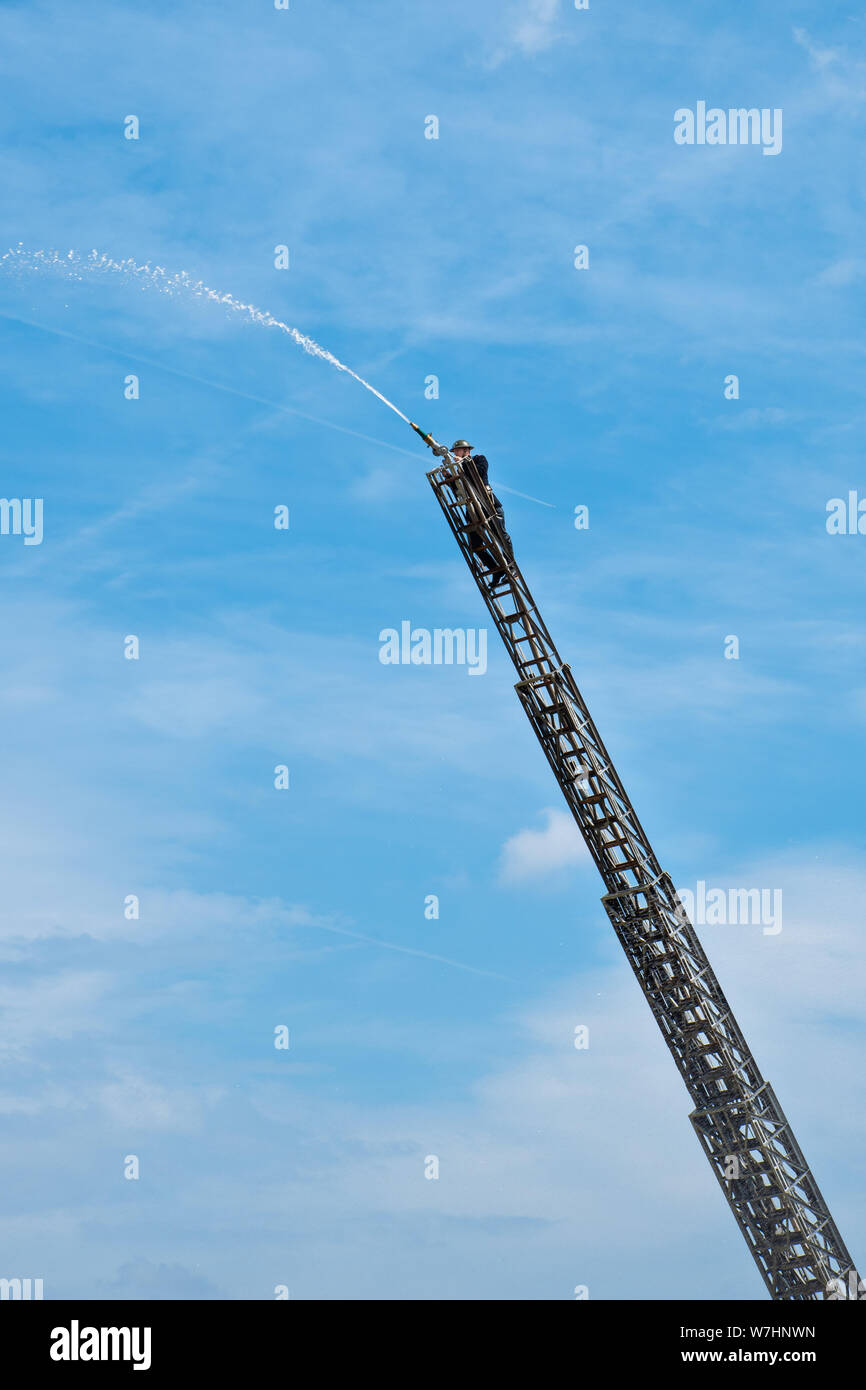 Fireman hose and ladder hi-res stock photography and images - Alamy