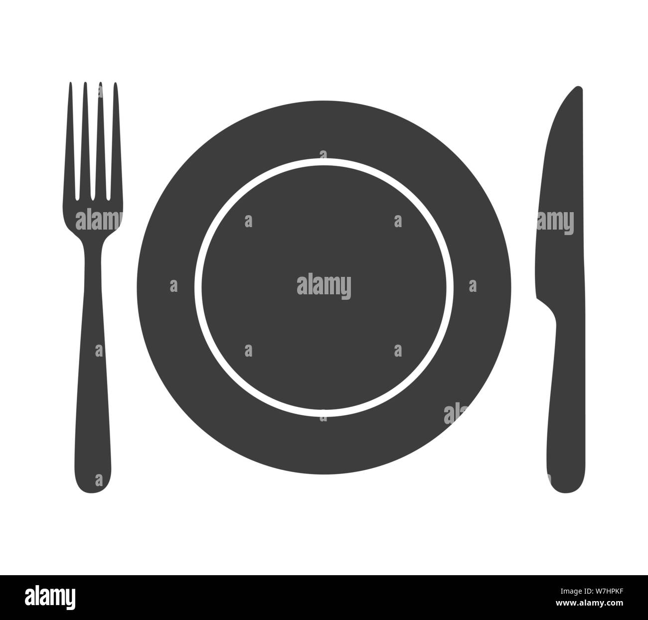 One course meal Stock Vector Images - Alamy