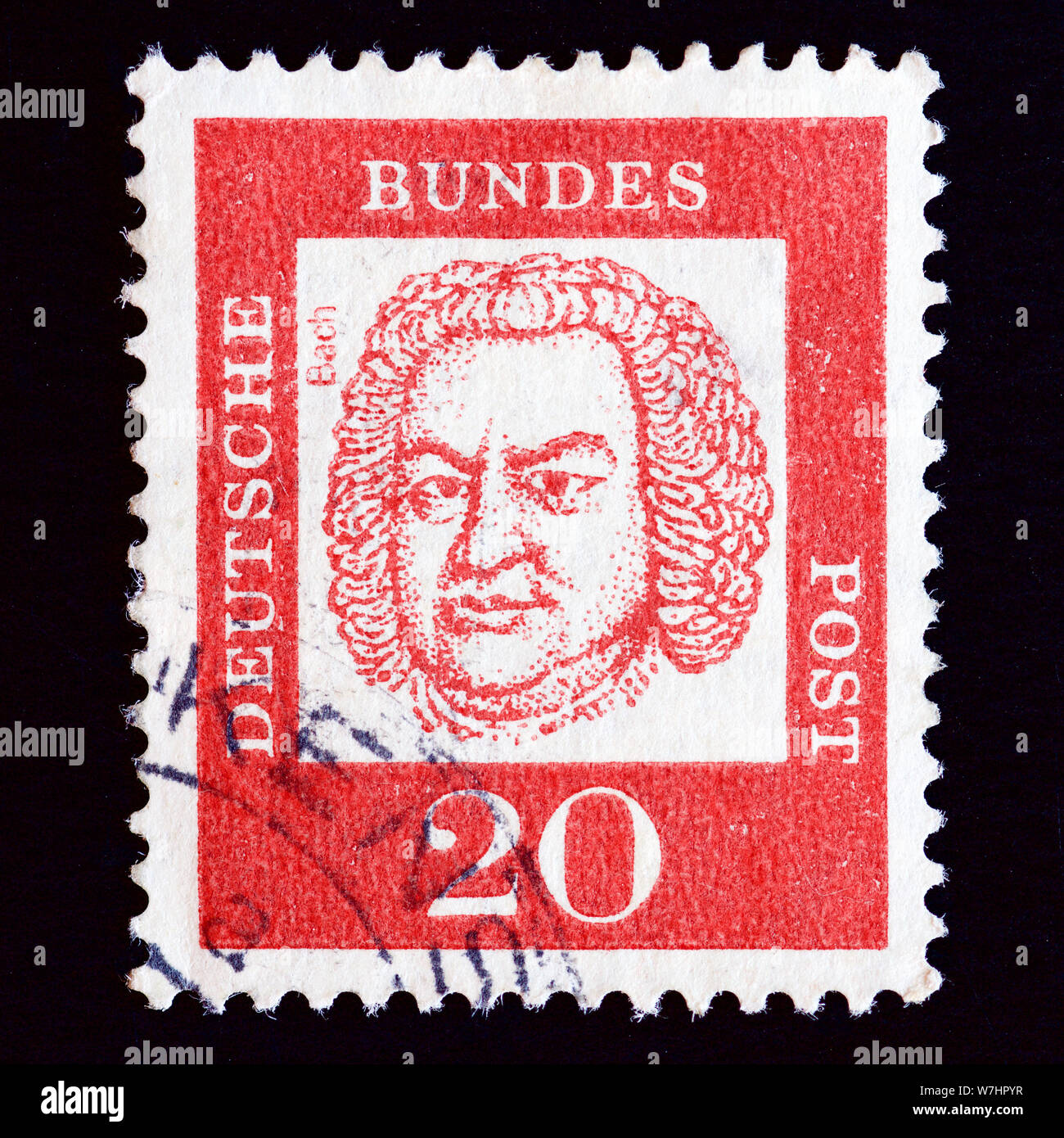 West Germany Postage Stamp - Johann Sebastian Bach (1685-1750 ...