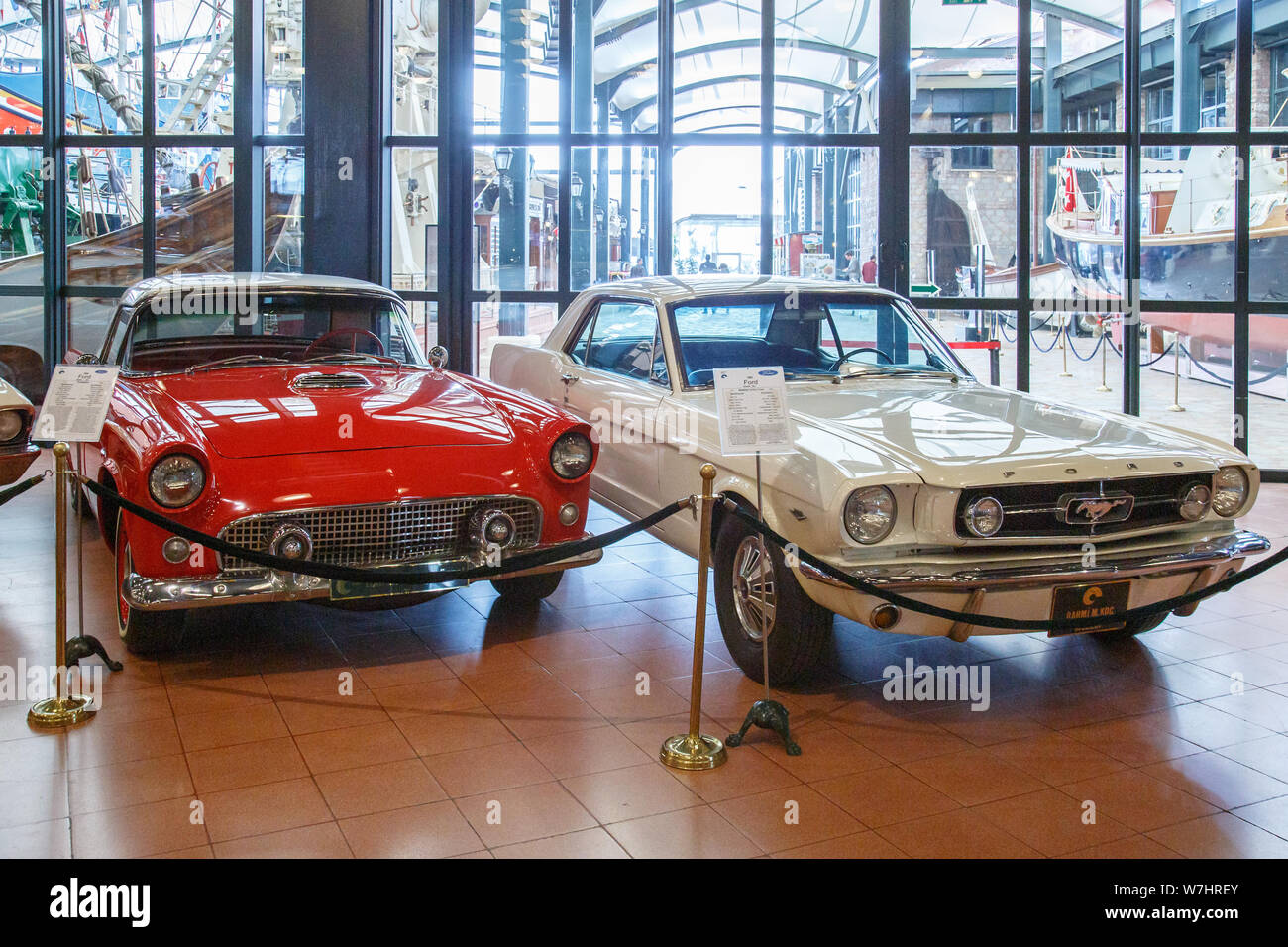 Istanbul, Turkey, 23 March 2019: Classic cars in Rahmi M. Koc ...