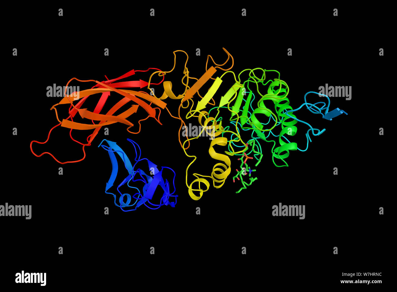 Example of PLAT/LH2 domain, a protein domain found in a variety of ...