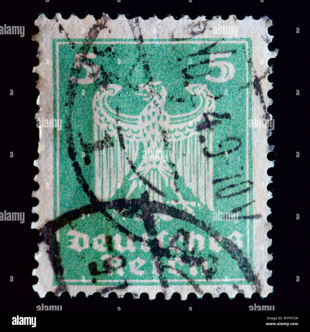 German eagle stamp hi-res stock photography and images - Alamy
