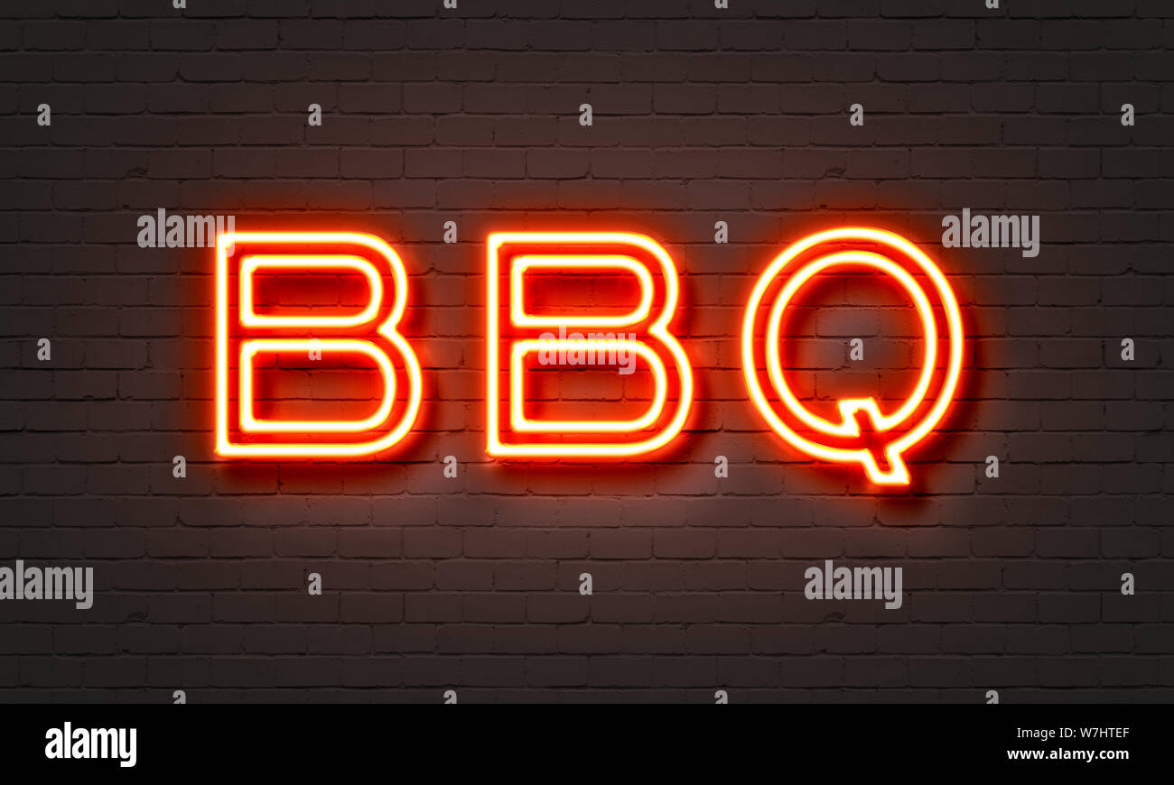 Bbq restaurant neon sign hi-res stock photography and images - Alamy