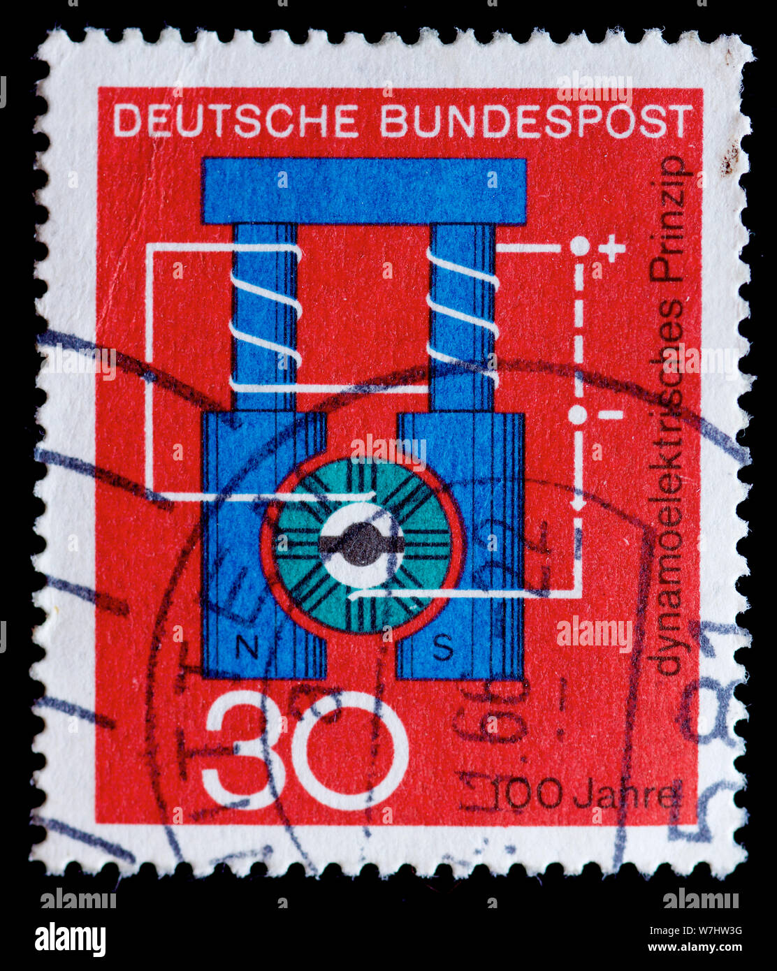 Postage stamp germany west hi-res stock photography and images - Alamy
