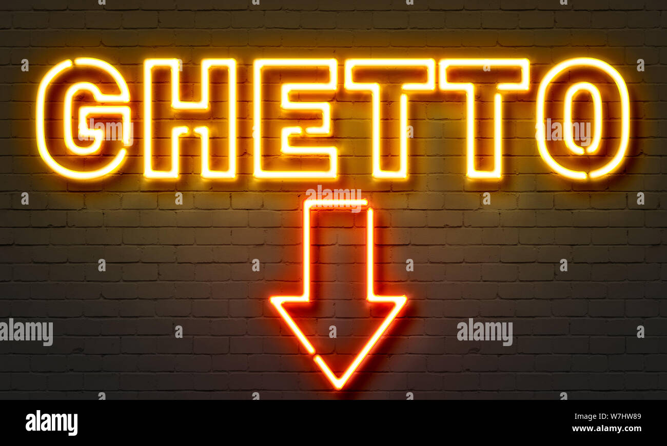 Urban ghetto sign hi-res stock photography and images - Alamy