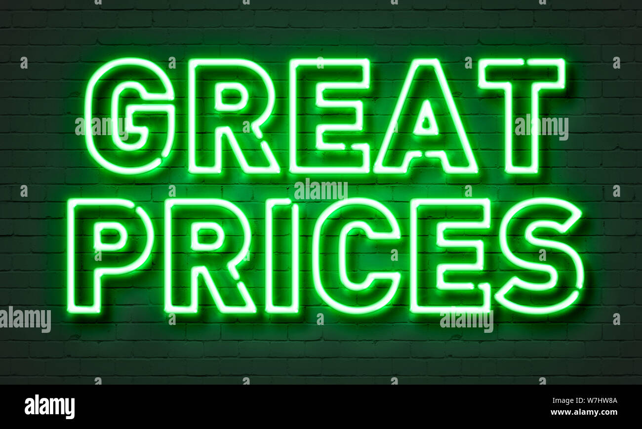 Great Prices Sign