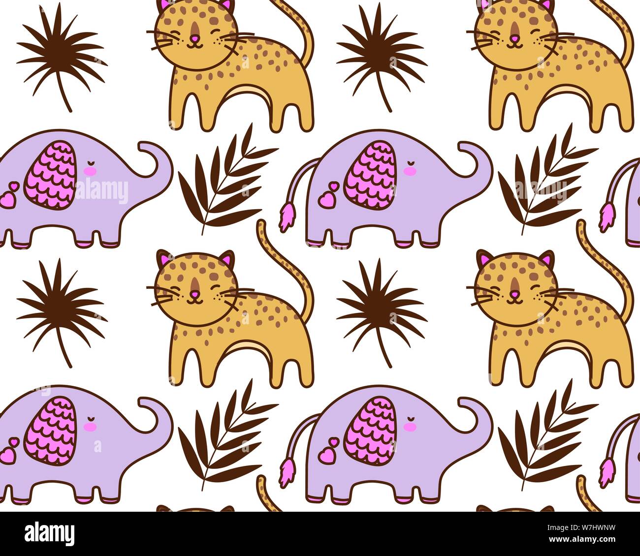 Cartoons background design, Kawaii expression cute character funny and ...