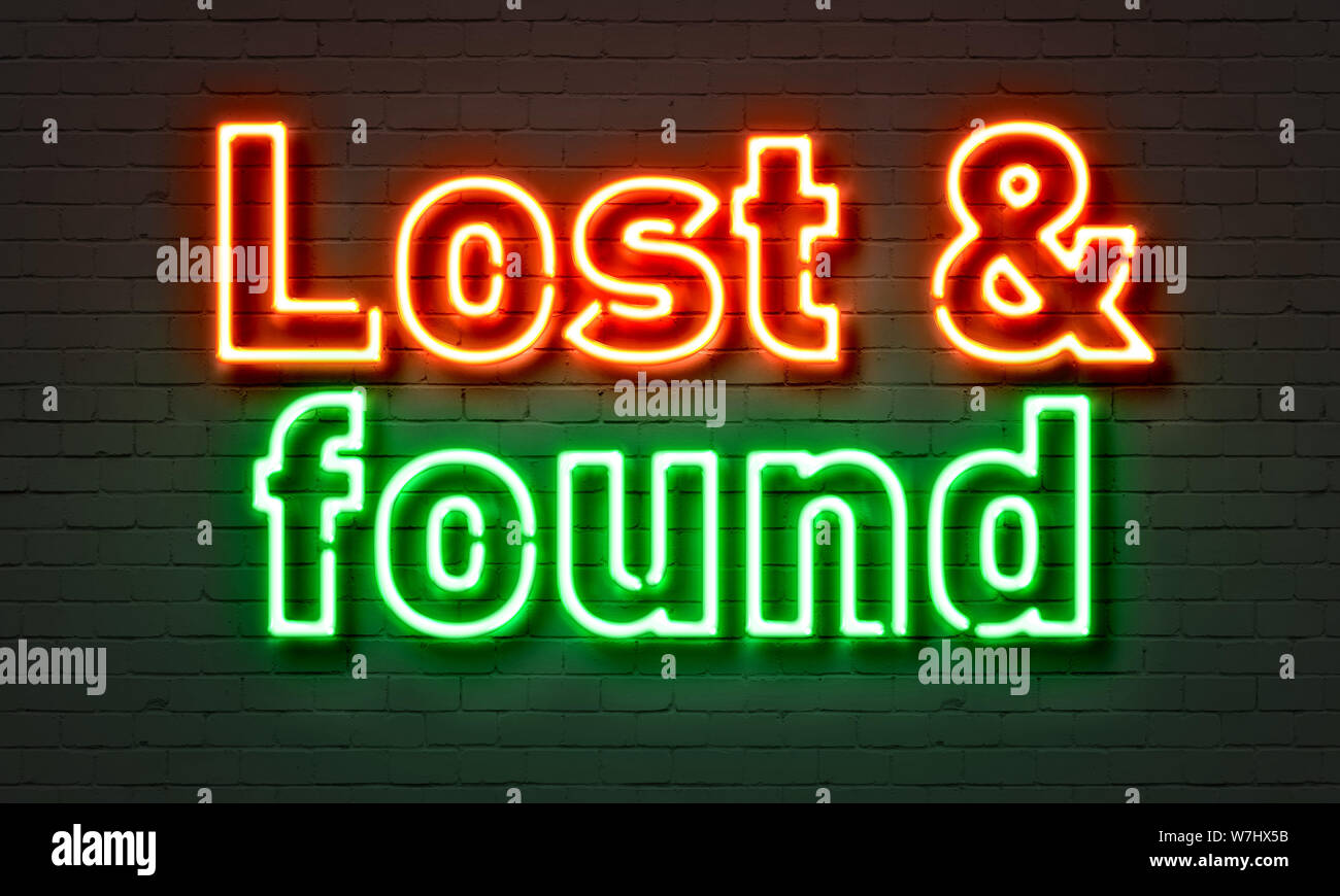 Lost and found sign hi-res stock photography and images - Alamy