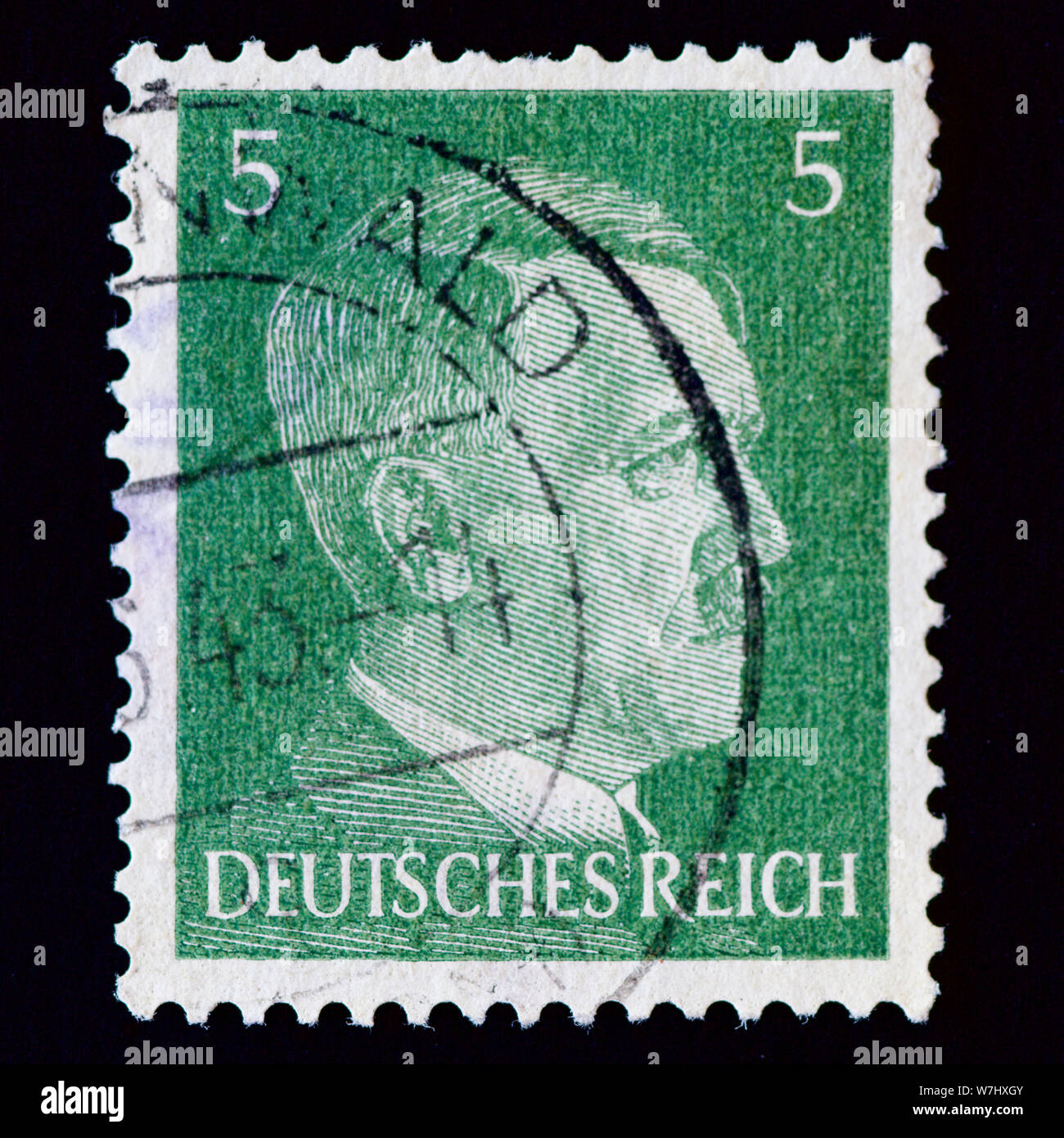 Germany Postage Stamp - Adolf Hitler (1889-1945), Chancellor Stock ...