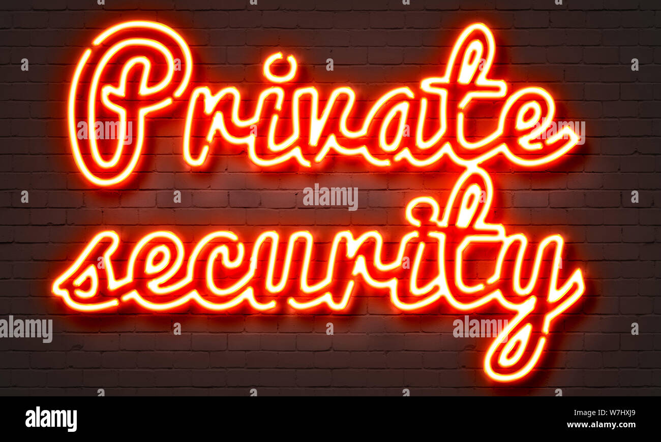 Neon security hi-res stock photography and images - Alamy