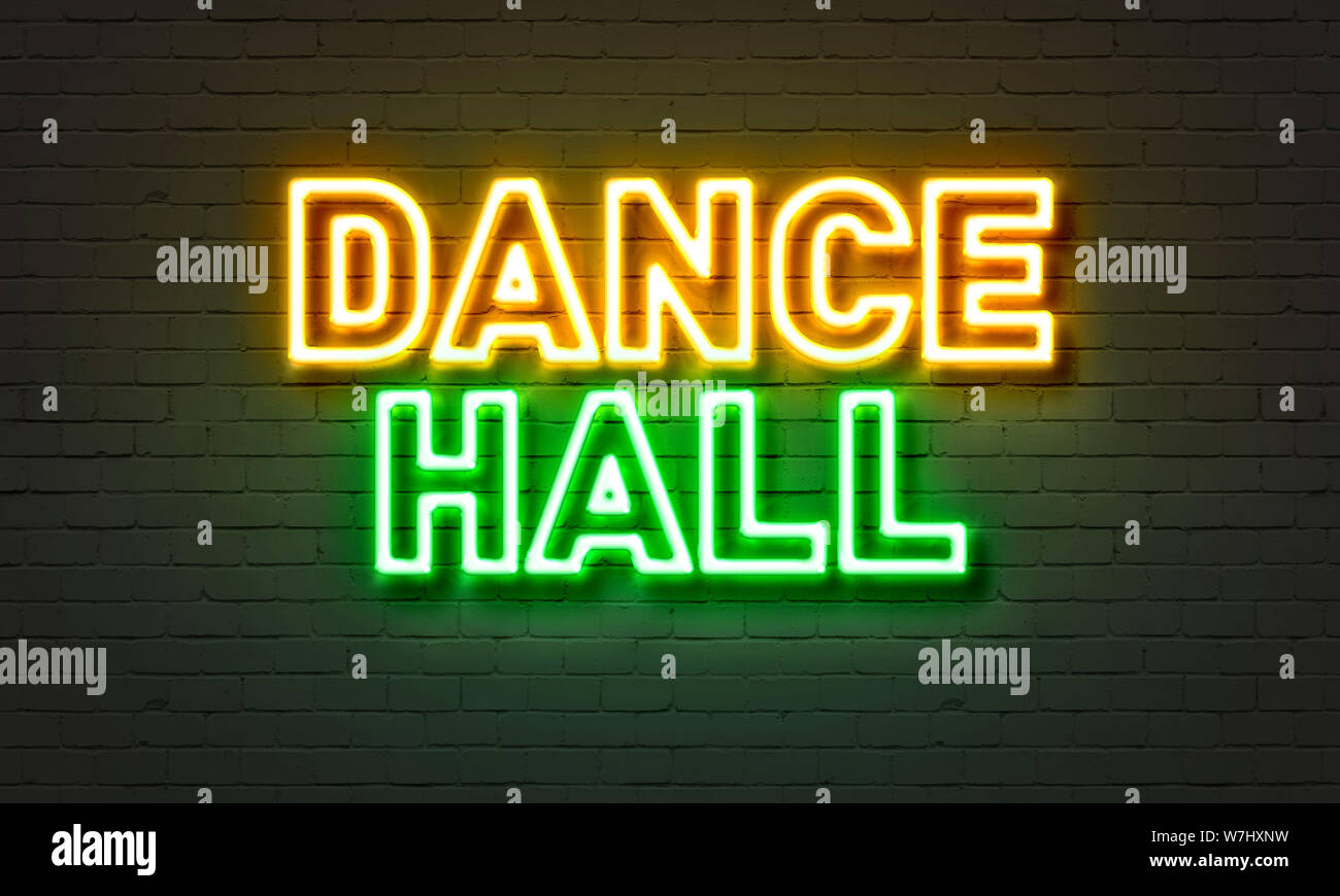 Vintage neon dance hall sign hi-res stock photography and images - Alamy