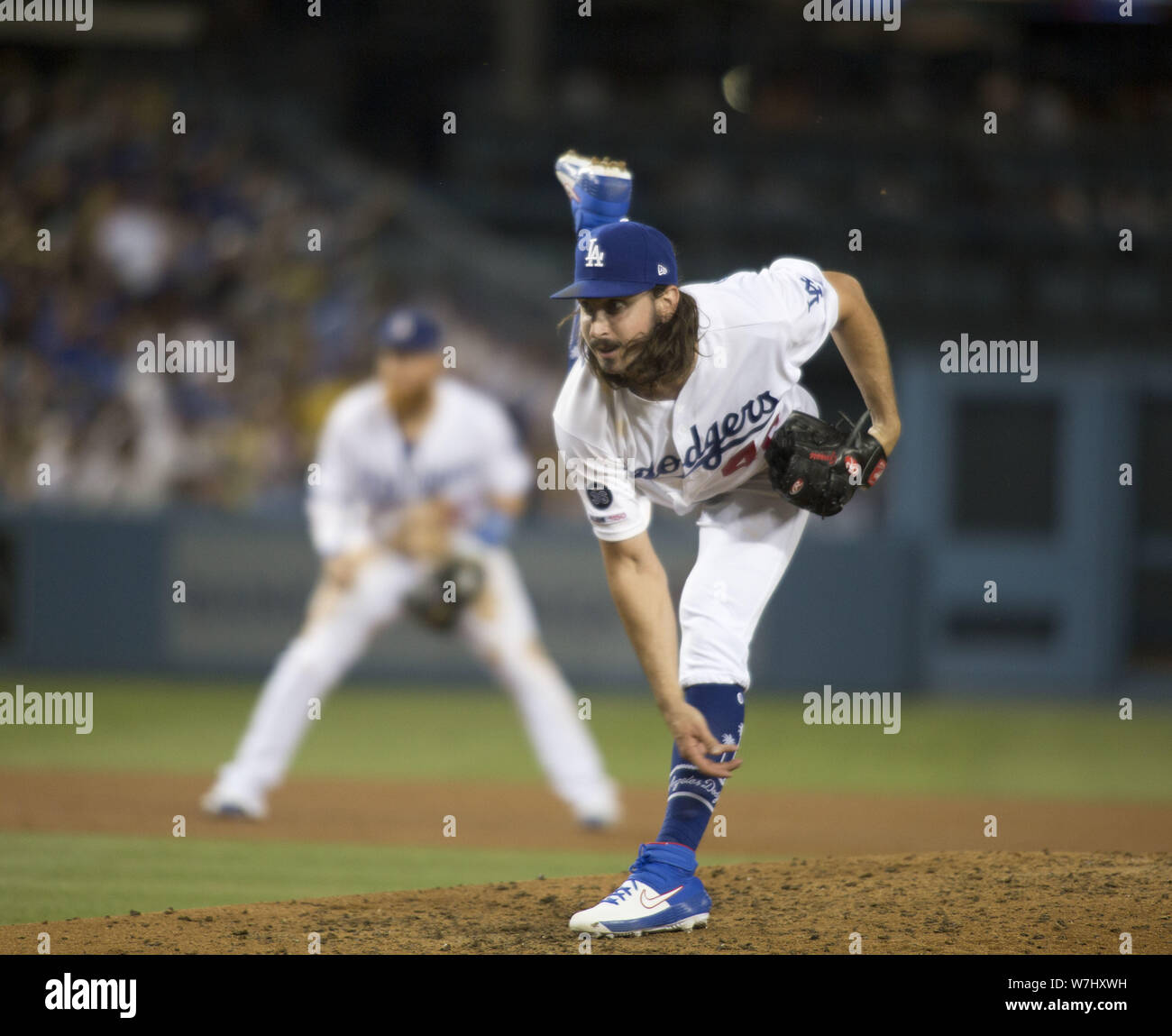 August 5, 2019, Los Angeles, California, USA: Tony Gonsolin #46 of the ...